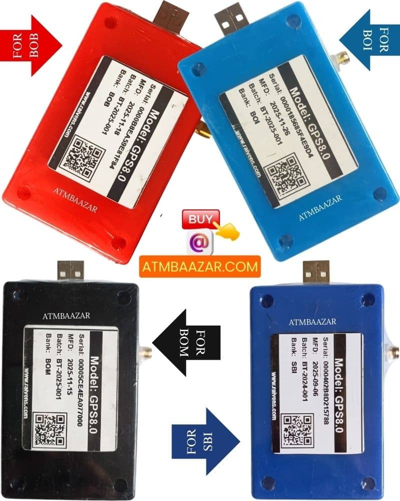 RAIVENS Geo Tagging Device USB GPS Dongle for SBI, BOB, BOI, BOM, UPGB ...