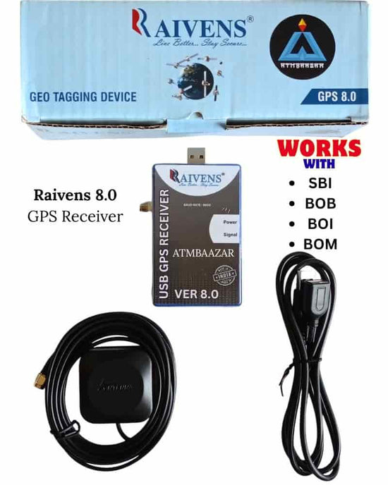Raivens 8.0 USB GPS Receiver with Antenna – ATMBAAZAR